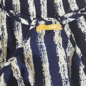 YMI | Tops | Ymi Blue And White Tank Top Size Small | Poshmark